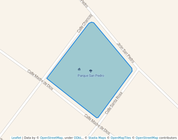 Parque San Pedro in Supe | Map and Routes