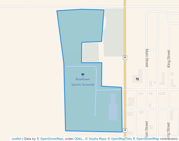 Rosetown Sports Grounds in Rosetown | Map and Routes