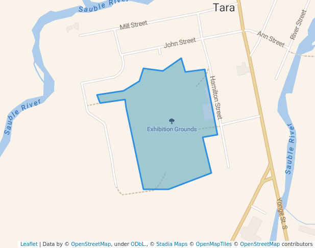 Exhibition Grounds in Tara | Map and Routes