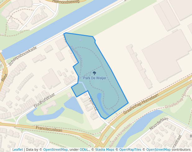 Park De Weijer in Weert | Map and Routes