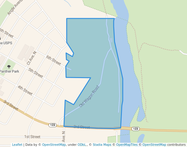 Robinson Park in Sandstone | Map and Routes