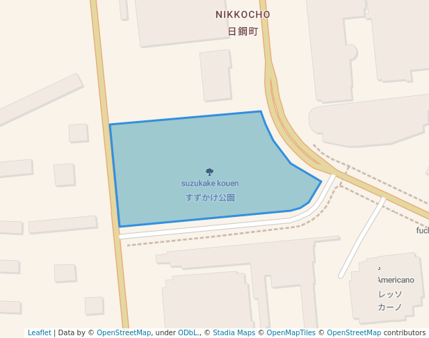 すずかけ公園 in Fuchu | Map and Routes