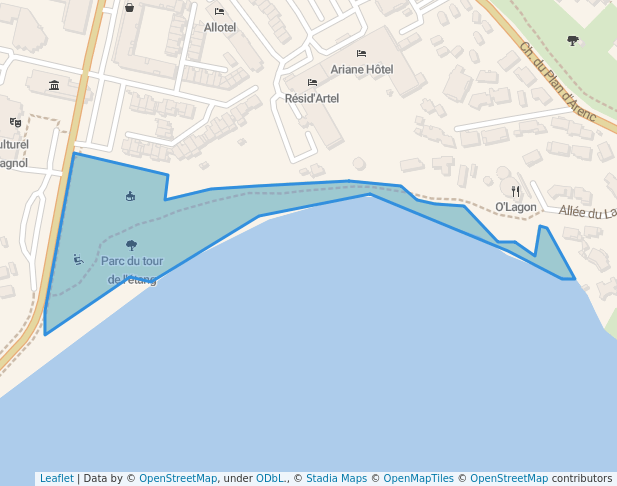 Parc du tour de l'étang in Fos-sur-Mer | Map and Routes