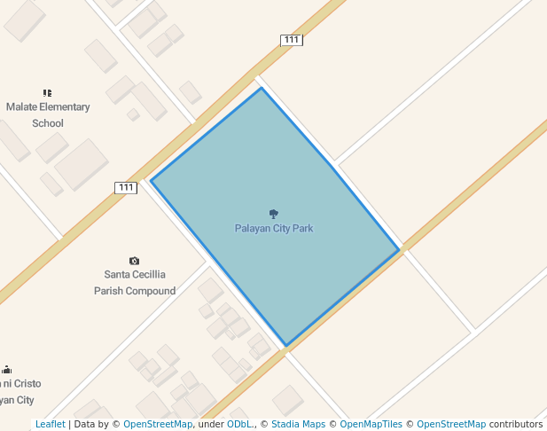 Palayan City Park in Palayan City | Map and Routes