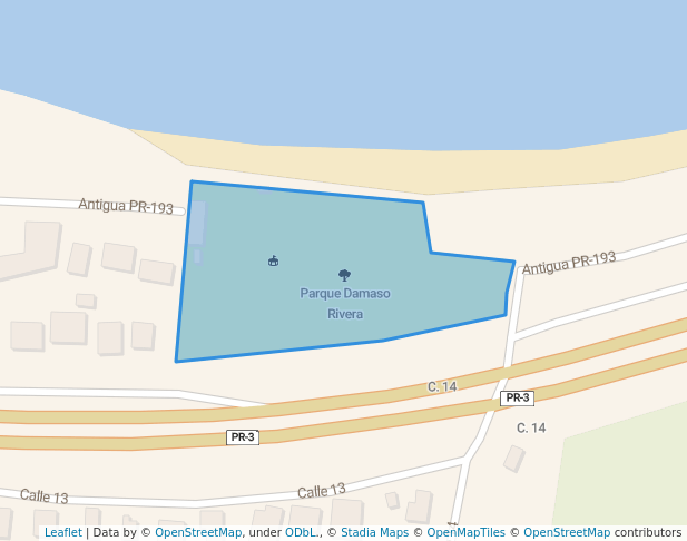 Parque Damaso Rivera in Fortuna | Map and Routes