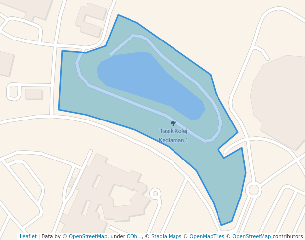 Tasik Kolej Kediaman 1 in Nilai | Map and Routes