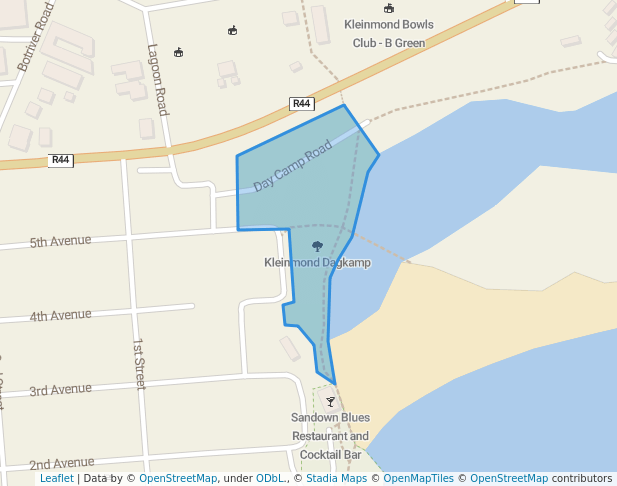 Kleinmond Dagkamp in Kleinmond | Map and Routes