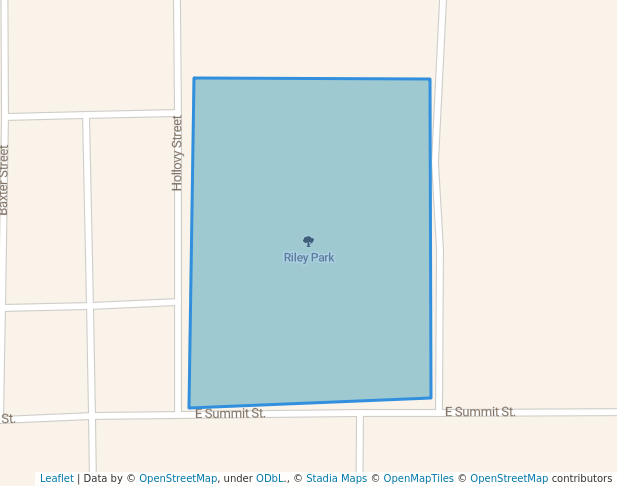 Riley Park in Attica | Map and Routes