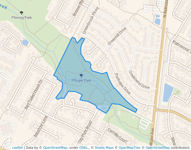 Pfluger Park in Pflugerville | Map and Routes