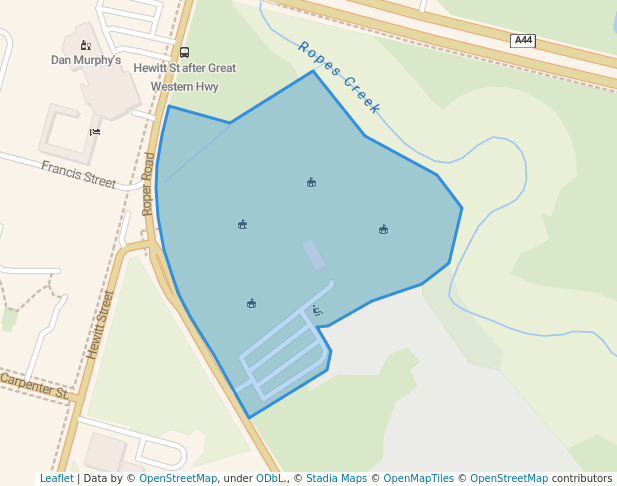 Kevin Dwyer Park in Colyton | Map and Routes