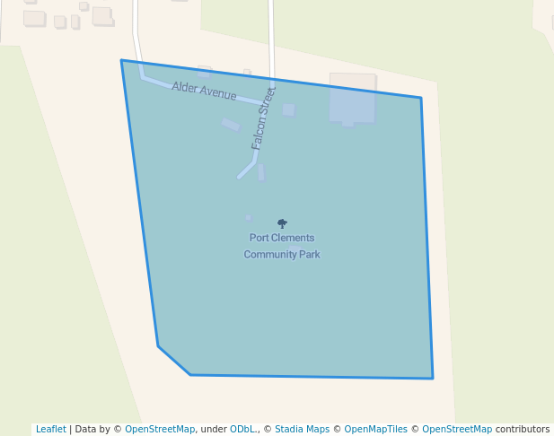 Port Clements Community Park in Port Clements | Map and Routes