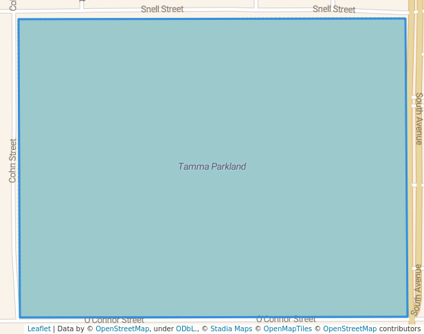 Tamma Parkland in Merredin | Map and Routes