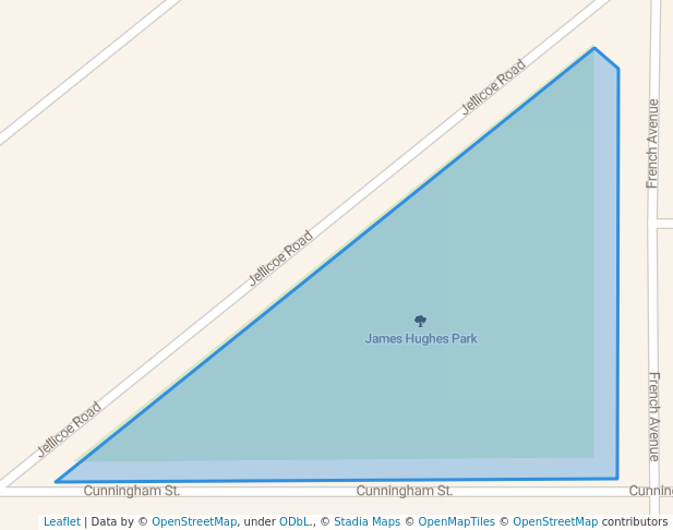 James Hughes Park in Merredin | Map and Routes