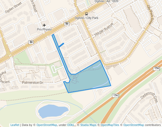 City Centre Park in Ottawa | Map and Routes