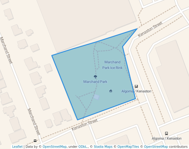 Marchand Park in Ottawa | Map and Routes