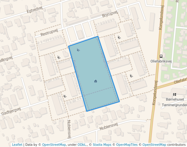 Kongelundsparken in Kastrup | Map and Routes