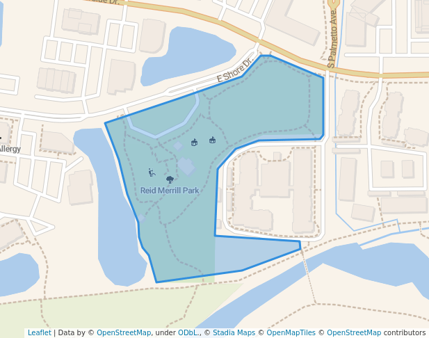 Reid Merrill Park in Eagle | Map and Routes