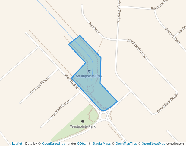 Southpointe Park in Chatham | Map and Routes