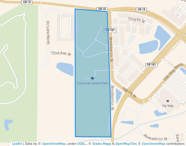 Corcoran Lions Park in Corcoran | Map and Routes