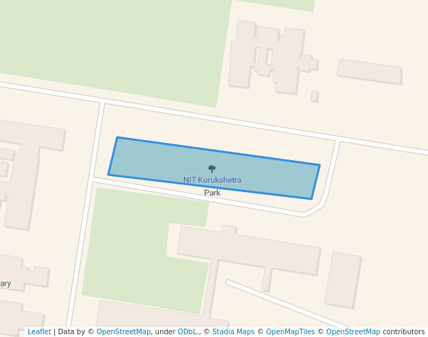 NIT Kurukshetra Park in Thanesar | Map and Routes