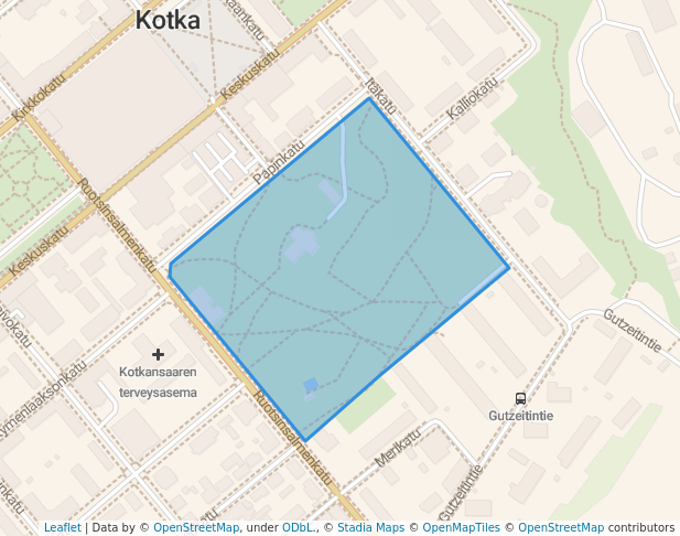 Isopuisto in Kotka | Map and Routes