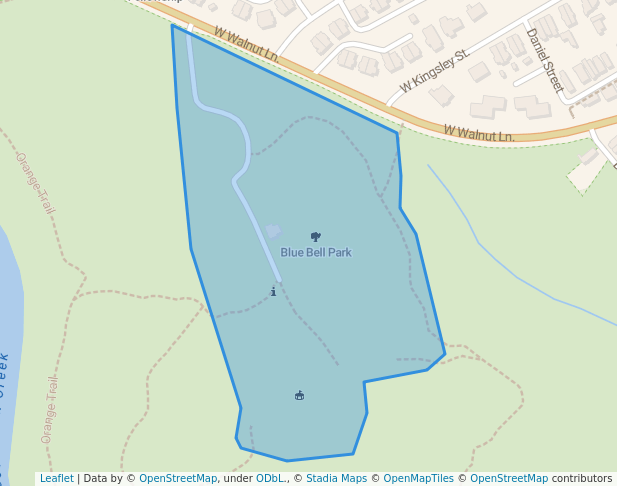 Blue Bell Park in Philadelphia | Map and Routes