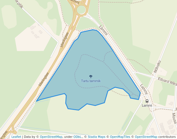 Tartu tammik in Tartu | Map and Routes