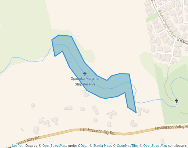 Opanuku Marginal Strip Reserve in Auckland | Map and Routes