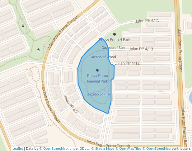 Prince Prima Imperial Park in Puchong | Map and Routes