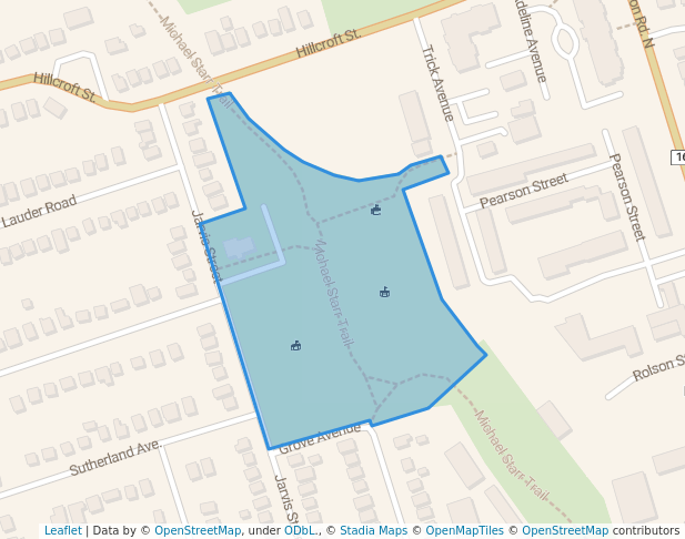 Connaught Park in Oshawa | Map and Routes