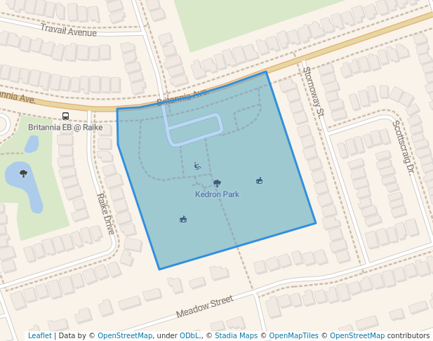 Kedron Park in Oshawa | Map and Routes