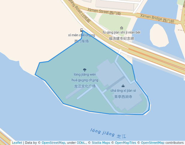 龙江文化广场 in Fu Zhou Shi | Map and Routes
