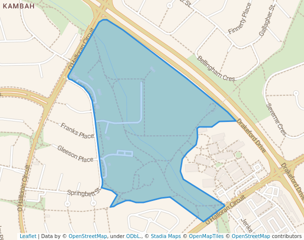 Kambah District Park in Kambah | Map and Routes