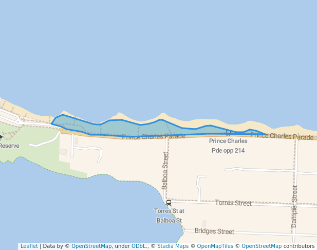 Silver Beach Reserve in Kurnell | Map and Routes