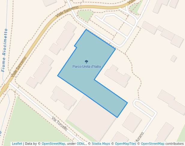 Parco Unità d'Italia in Spinea | Map and Routes