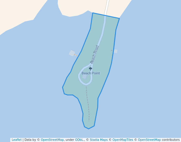 Beach Point in Keytesville | Map and Routes