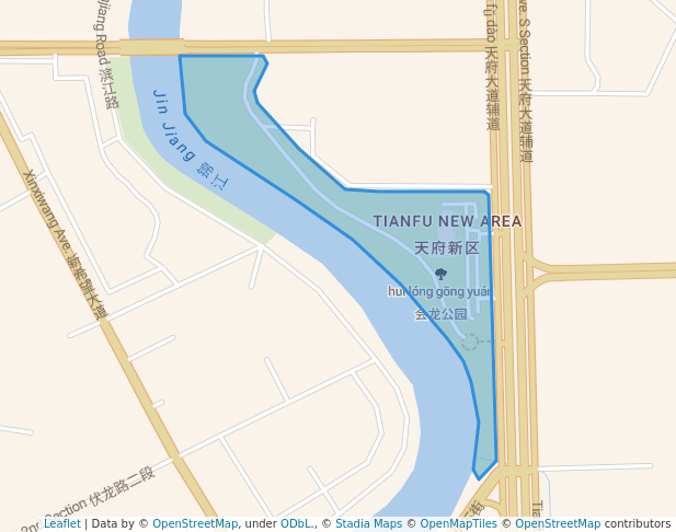 会龙公园 in Cheng Du Shi | Map and Routes