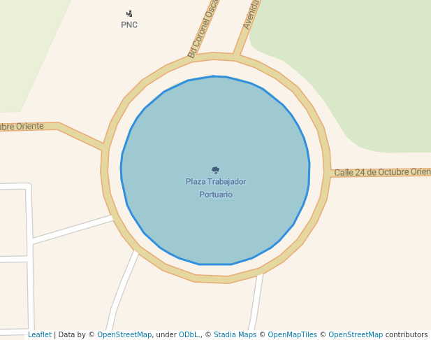 Plaza Trabajador Portuario in Acajutla | Map and Routes
