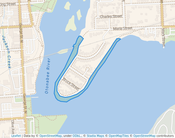 Burnham Point Park in Peterborough | Map and Routes