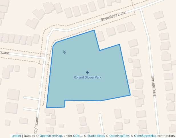 Roland Glover Park in Peterborough | Map and Routes