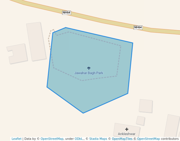 Jawahar Bagh Park in Ankleshwar | Map and Routes
