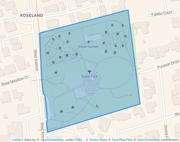 Bayer Park in Santa Rosa | Map and Routes