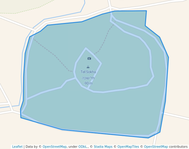 פארק השלושה in Nir David | Map and Routes