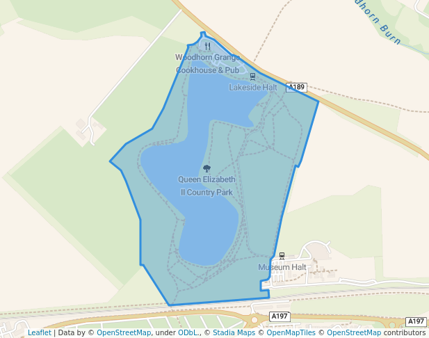 Queen Elizabeth II Country Park in Ashington | Map and Routes