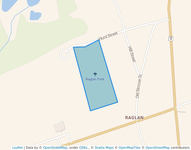 Raglan Park in Oshawa | Map and Routes