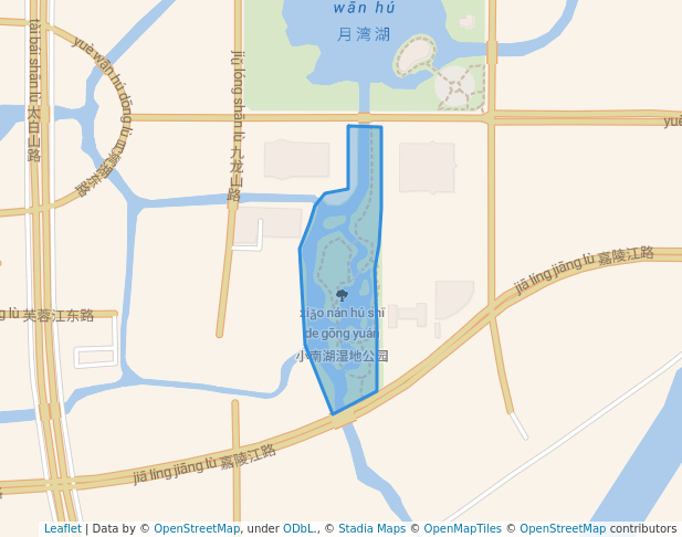 小南湖公园 in Luohe | Map and Routes