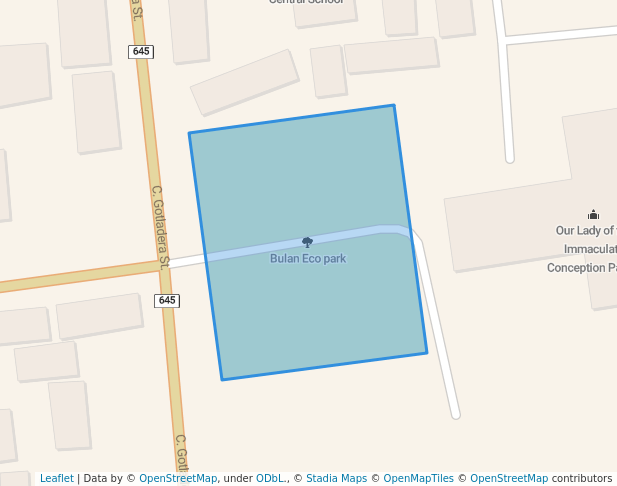 Bulan Eco park in Bulan | Map and Routes