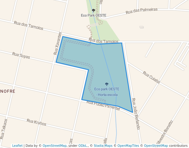 Eco park OESTE - Horta escola in Cascavel | Map and Routes