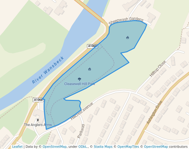 Cleasewell Hill Park in Choppington | Map and Routes