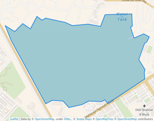 Shalimar Bagh in Delhi | Map and Routes